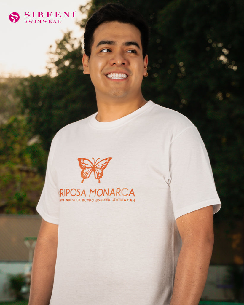 Playera Mariposa Monarca – SireeniSwimwear